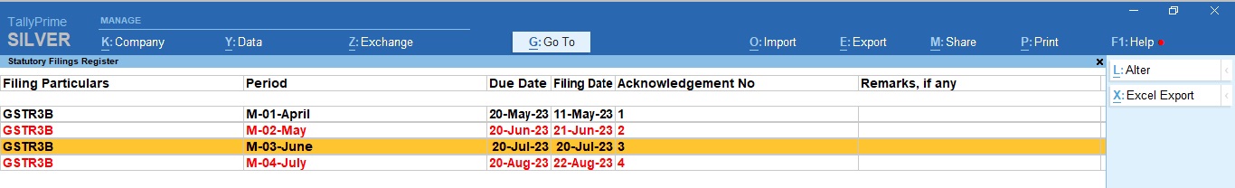 Enhancing Statutory Filings Management through our Customisation in ...